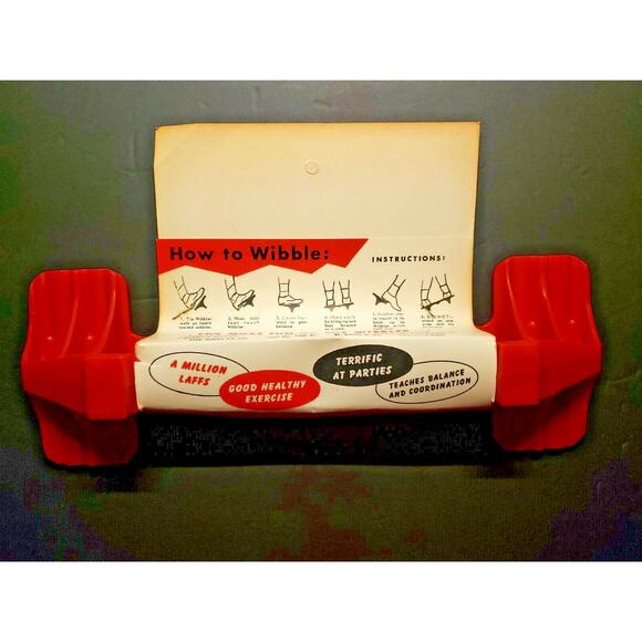 The Wibbler Co | Toys | Vintage 95s Red Wibbler Toy St Louis New Old ...